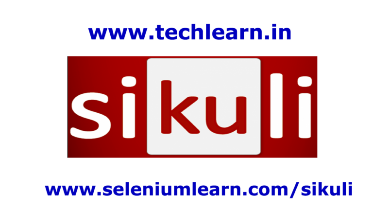 Sikuli Tutorial - Seleniumlearn.com